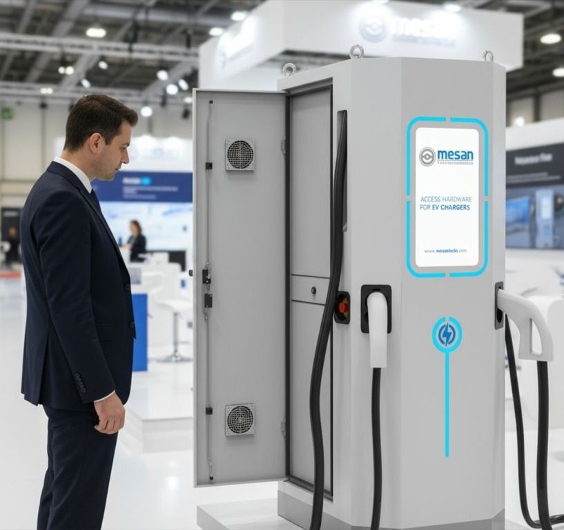 We Are at EV Charge Show! - Mesan Lock - Essentra plc Components